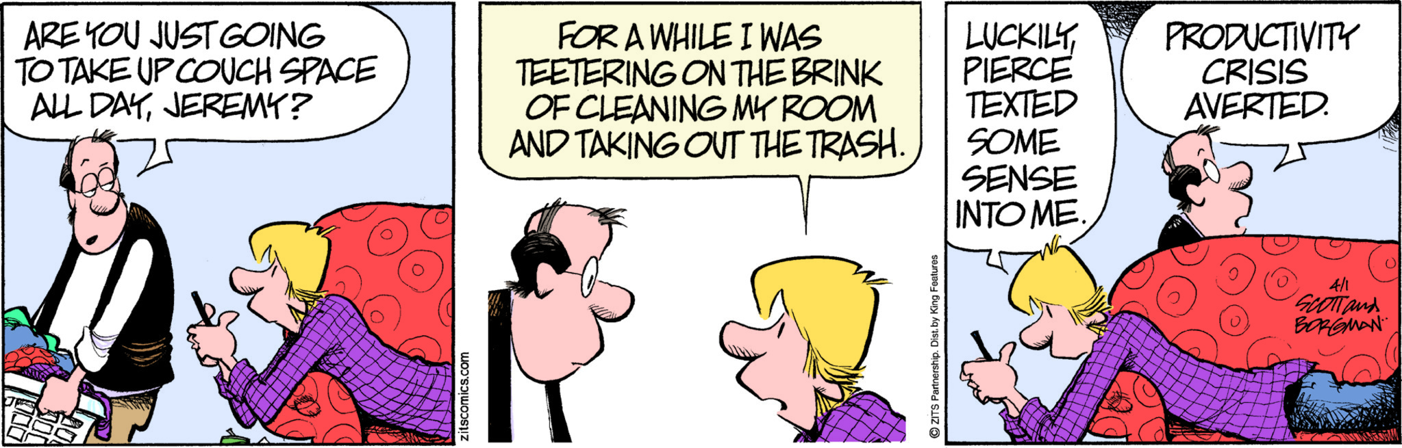 Zits by Jerry Scott and Jim Borgman