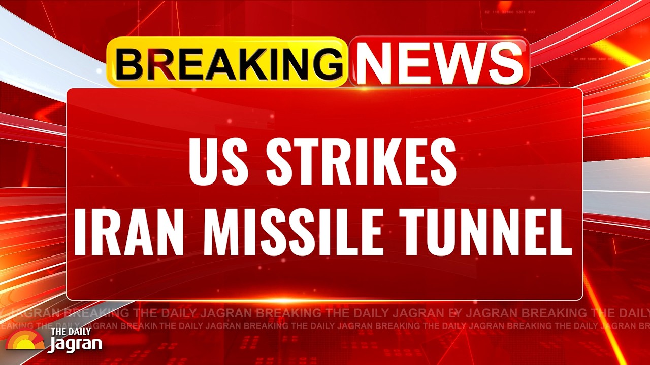 Big attack on Iran! America bombs underground missile tunnel deep ...