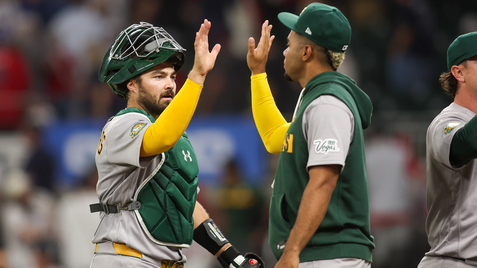 Athletics’ Shea Langeliers crushes another home run and makes all kinds ...
