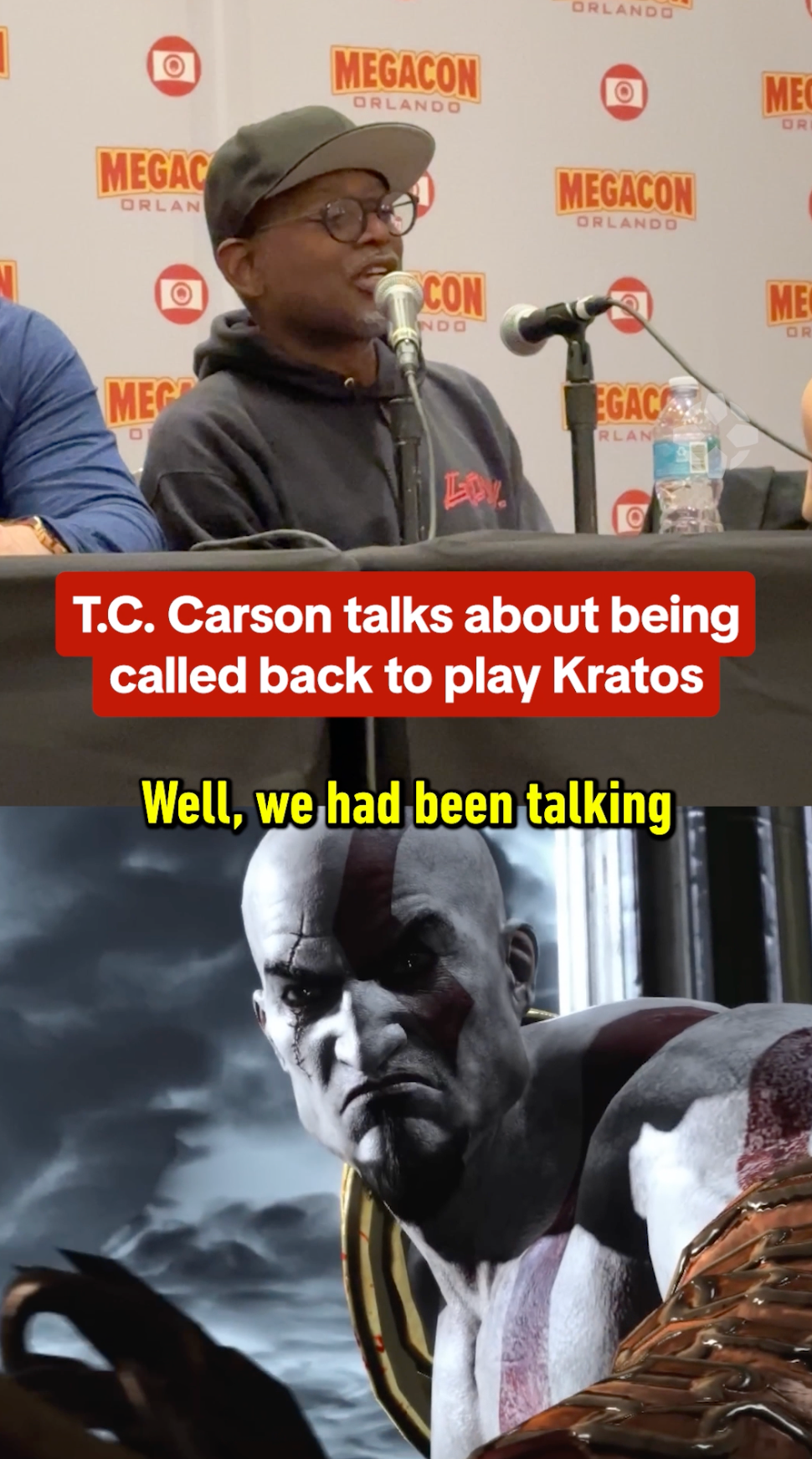 OG Kratos actor TC Carson says he was called to play Kratos after "they ...