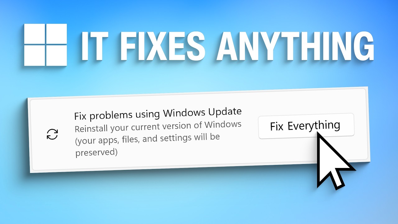 Learn the easiest method to repair a corrupted Windows installation