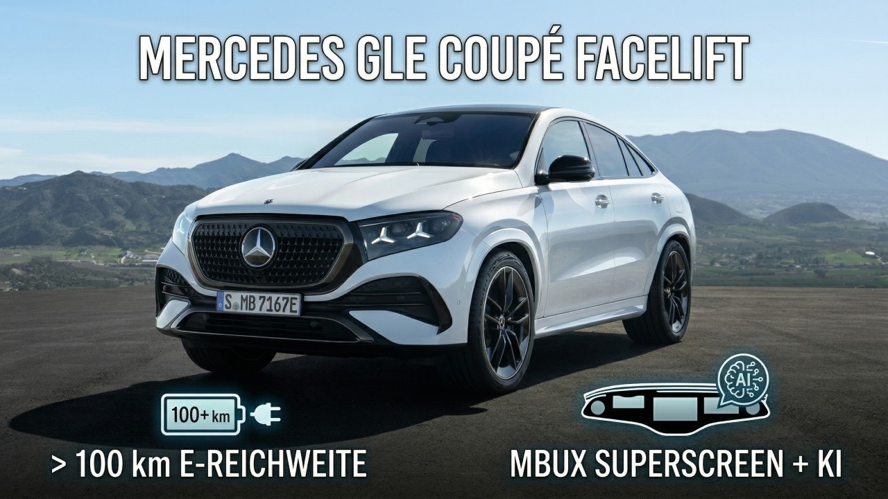 2026 Mercedes-Benz GLE Coupé facelift (Mopf): Neues Design & Technik