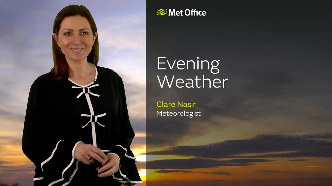 Met Office Tuesday evening weather forecast 03/03/2026