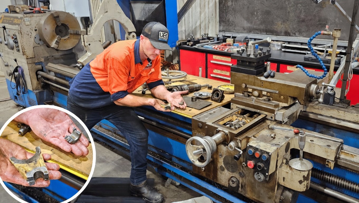 Oops, I broke it again — apron gear repair