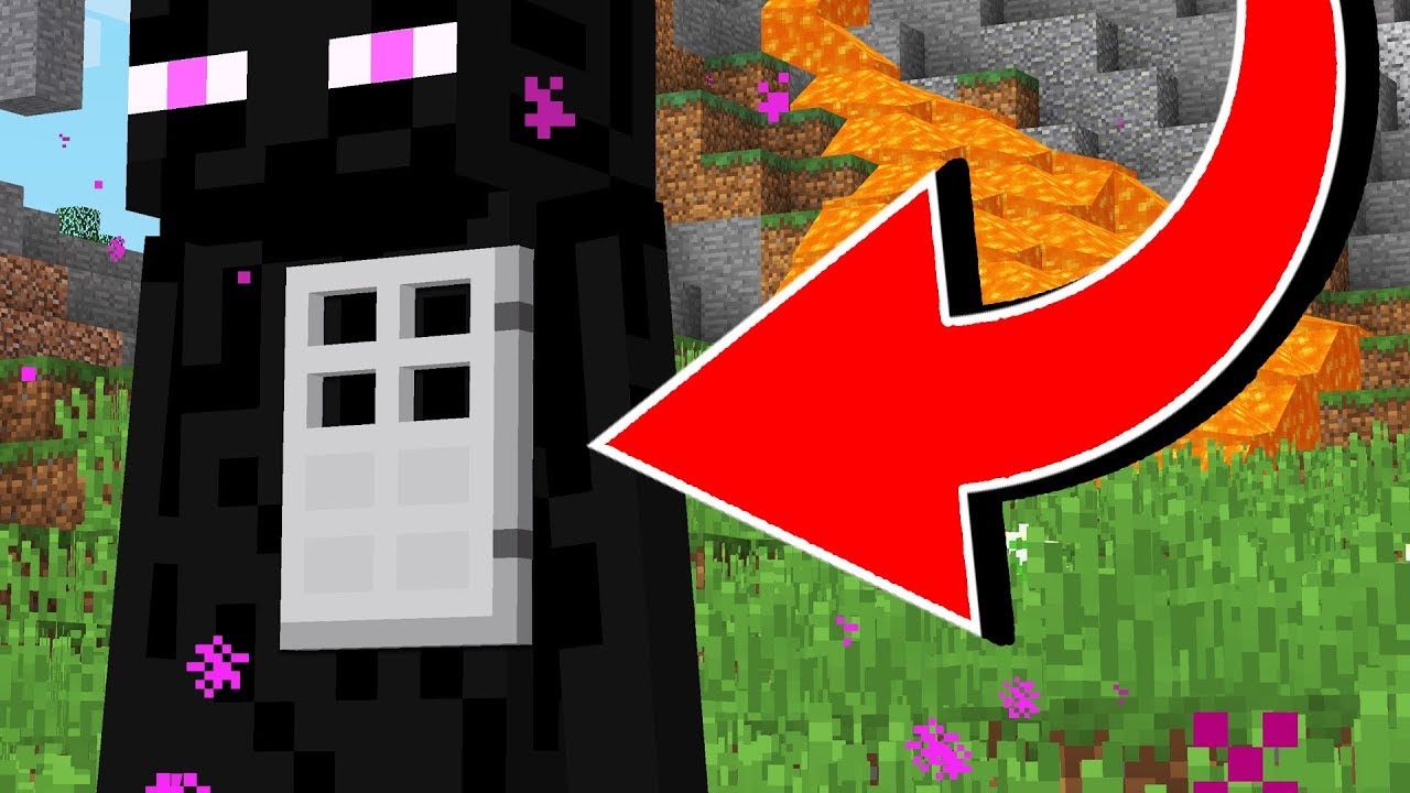 How to live inside the body of an enderman in Minecraft