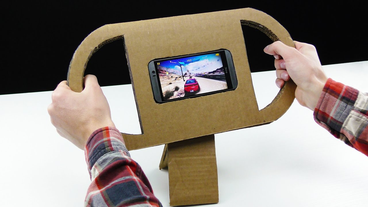 How to make a gaming steering wheel for any smartphone or tablet