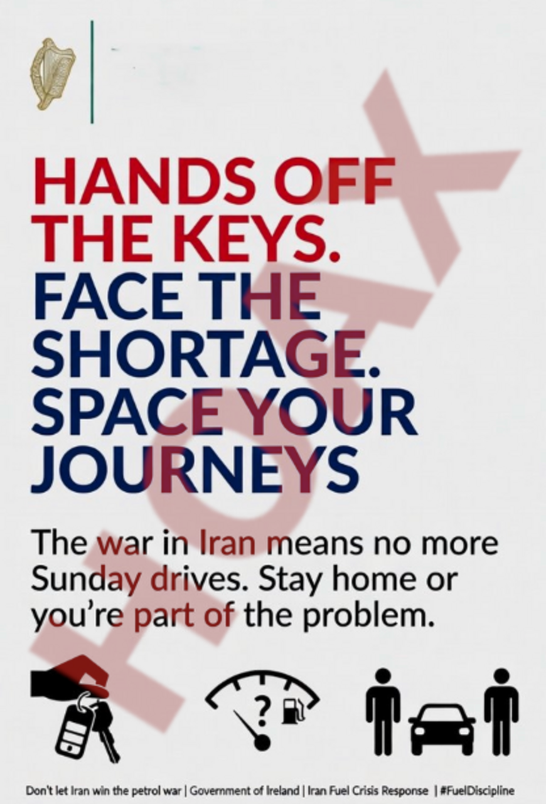 'Hands off the keys': Hoax leaflets with government logo tell people to ...
