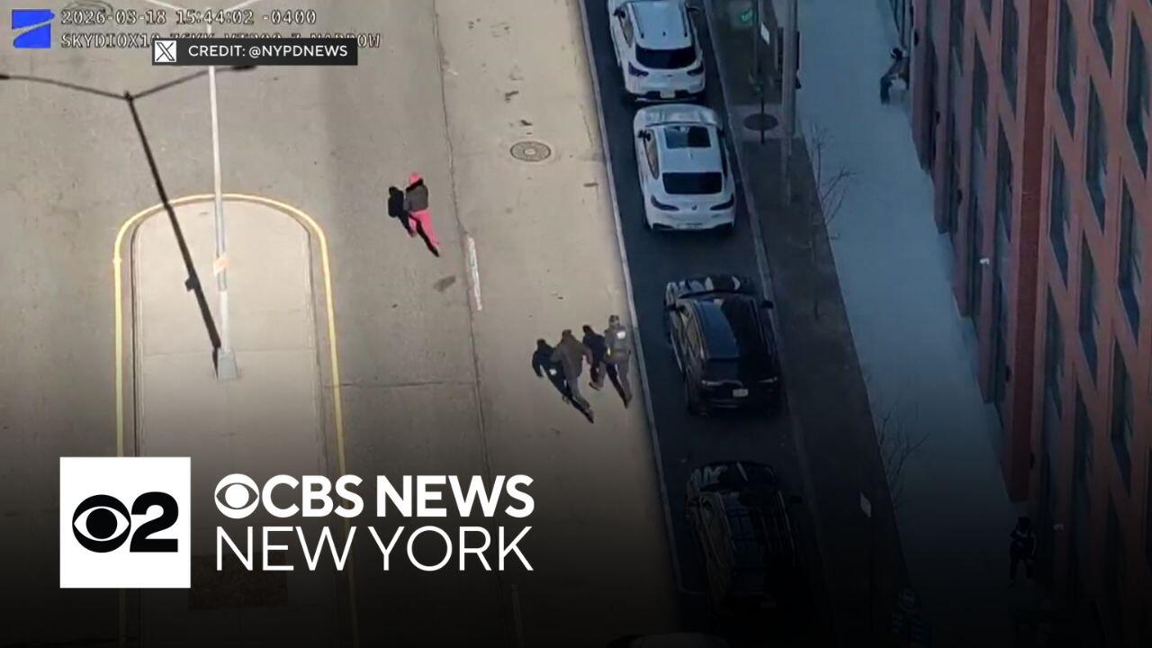 NYPD releases drone video of Brooklyn police chase