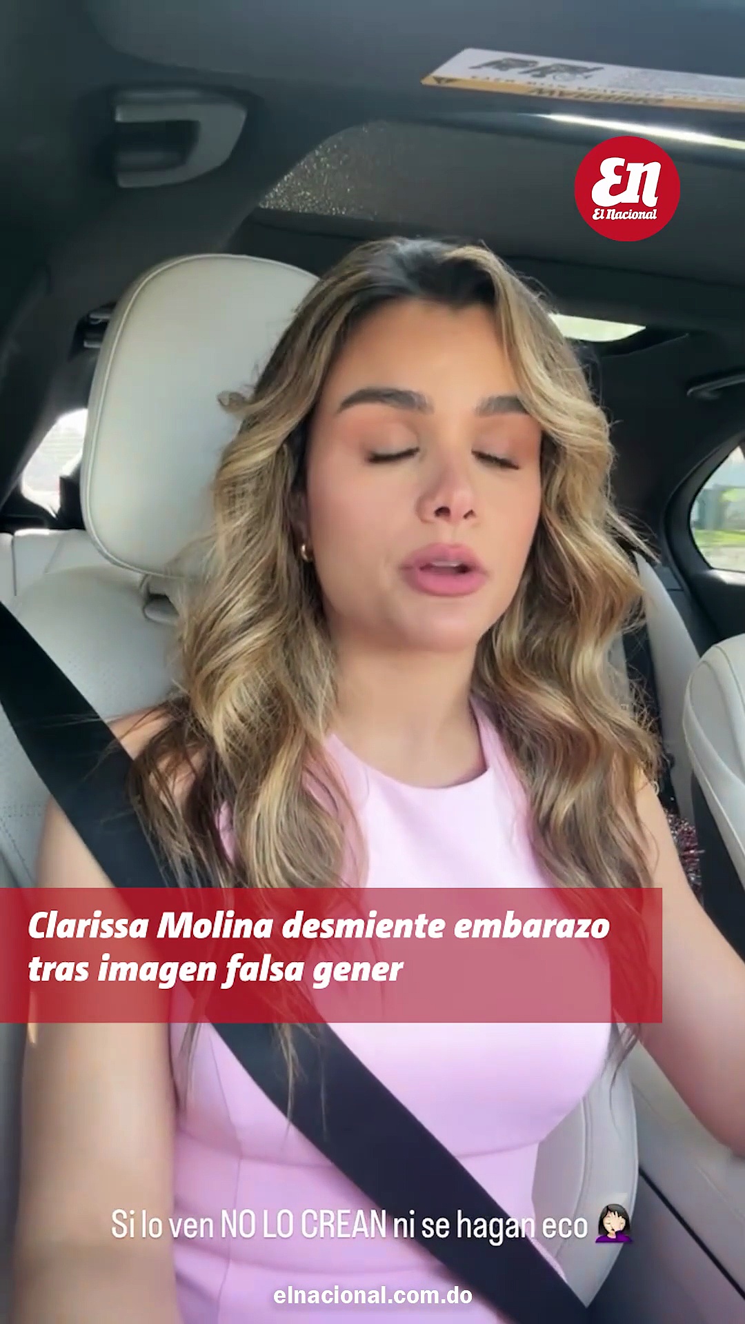 Clarissa Molina desmiente embarazo tras imagen falsa generada con IA