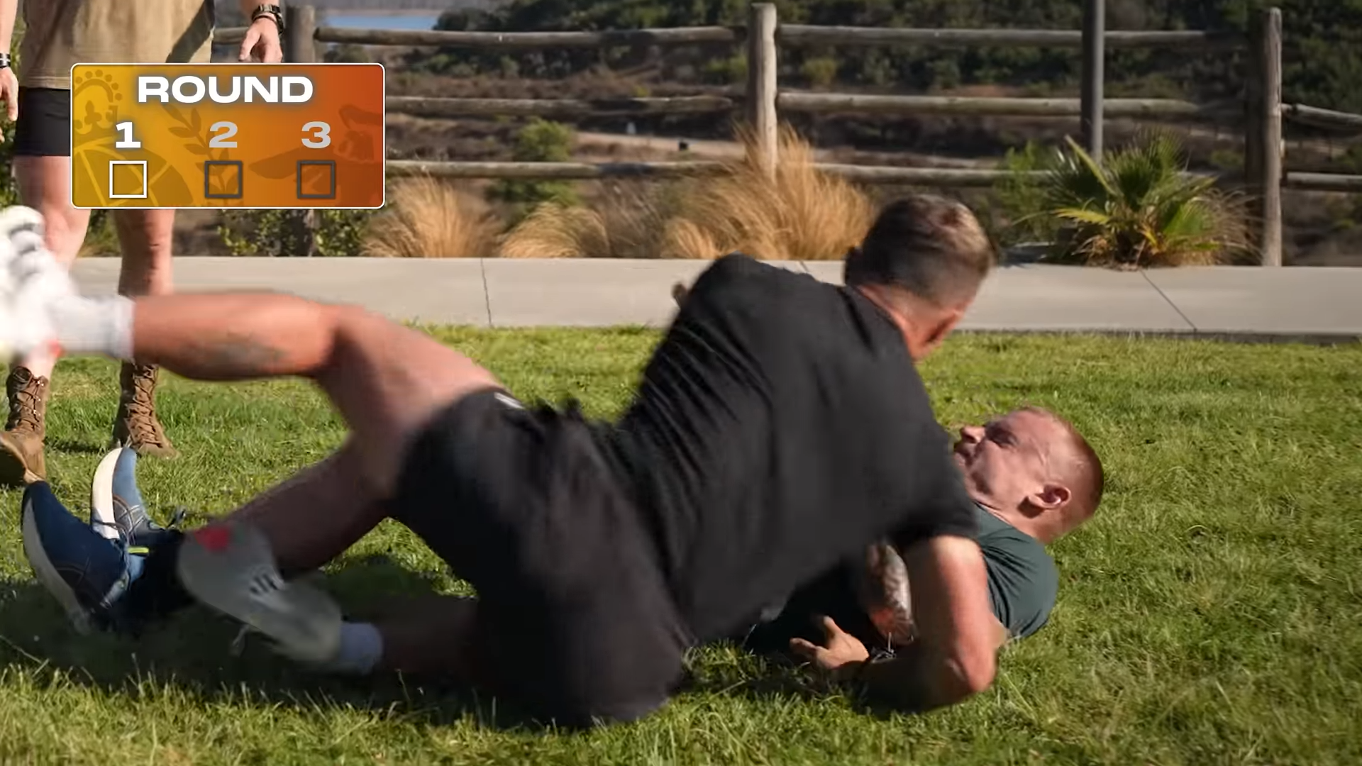 Watch what happens when US Marine faces UK Royal Marine