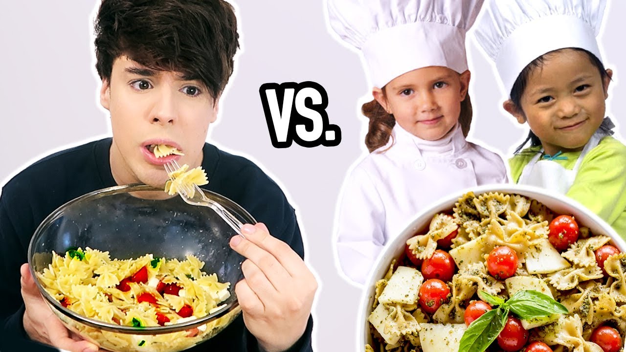 Cooking meals using only recipes found inside cookbooks written for kids