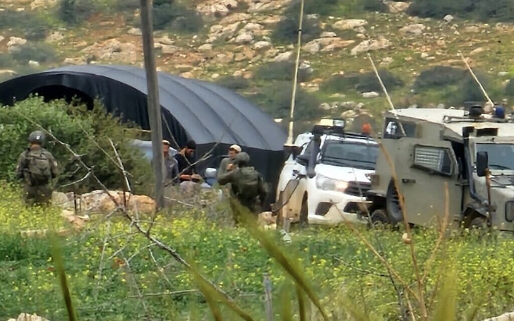 Settlers establish illegal outpost in Palestinian village, IDF ...
