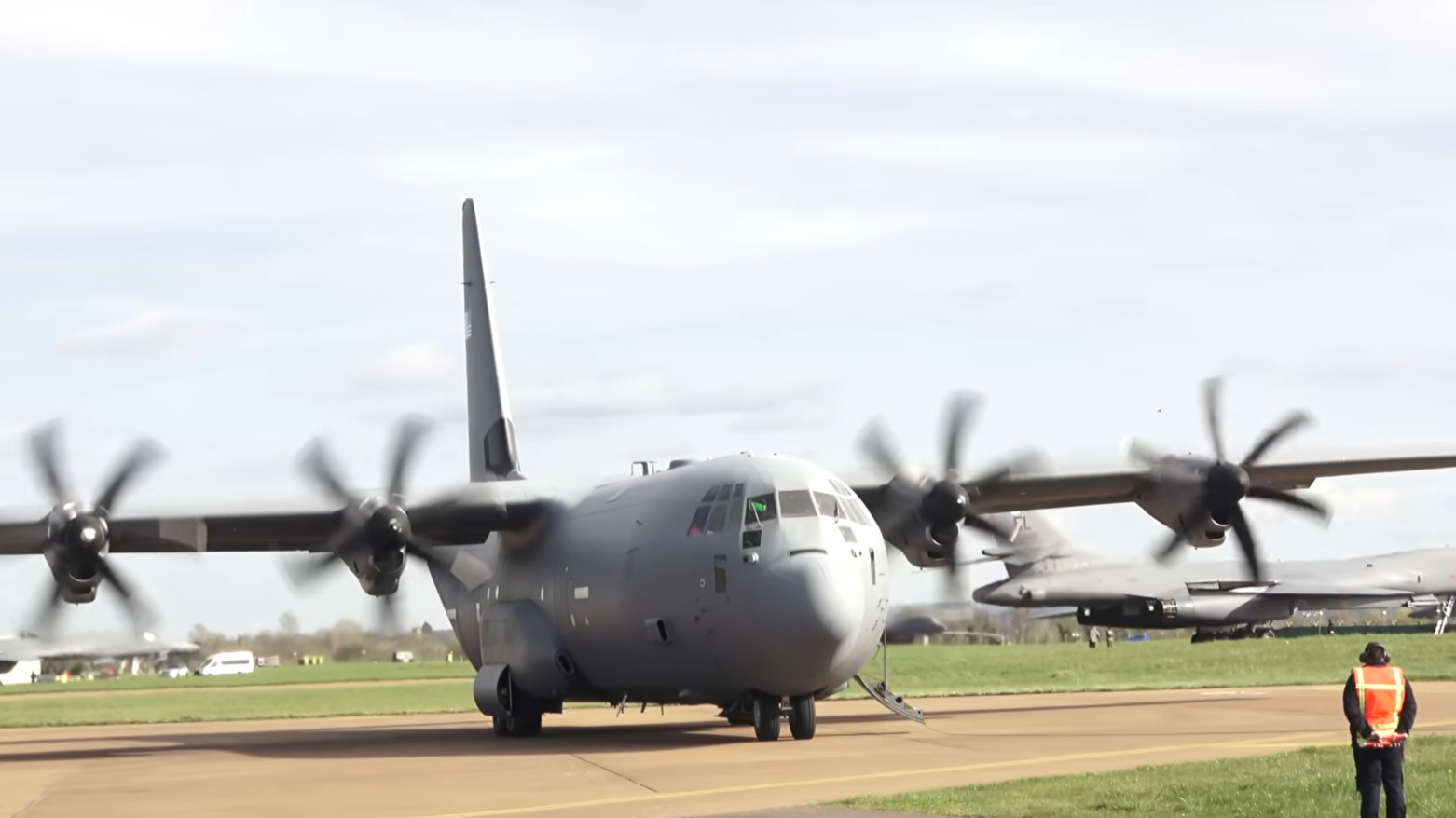 Watch this C-130J punch out after the drop - "That takeoff turns savage ...