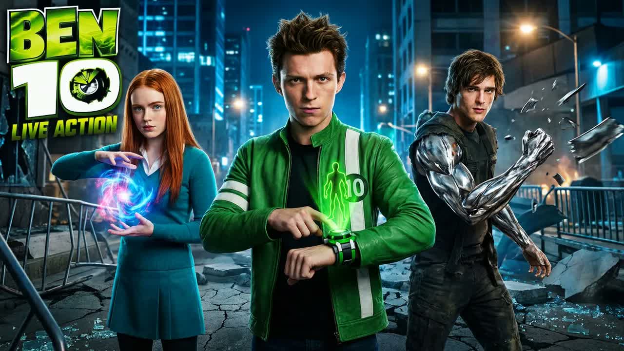 BEN 10: Live action movie (2026) Tom Holland & Sadie Sink