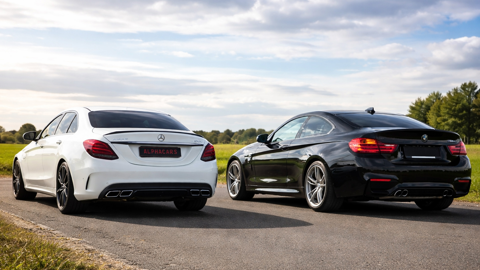 BMW M4 and Mercedes C63 AMG acceleration face off