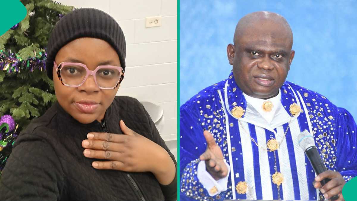 Lady based in America sends message to women attending OPM pastor's church