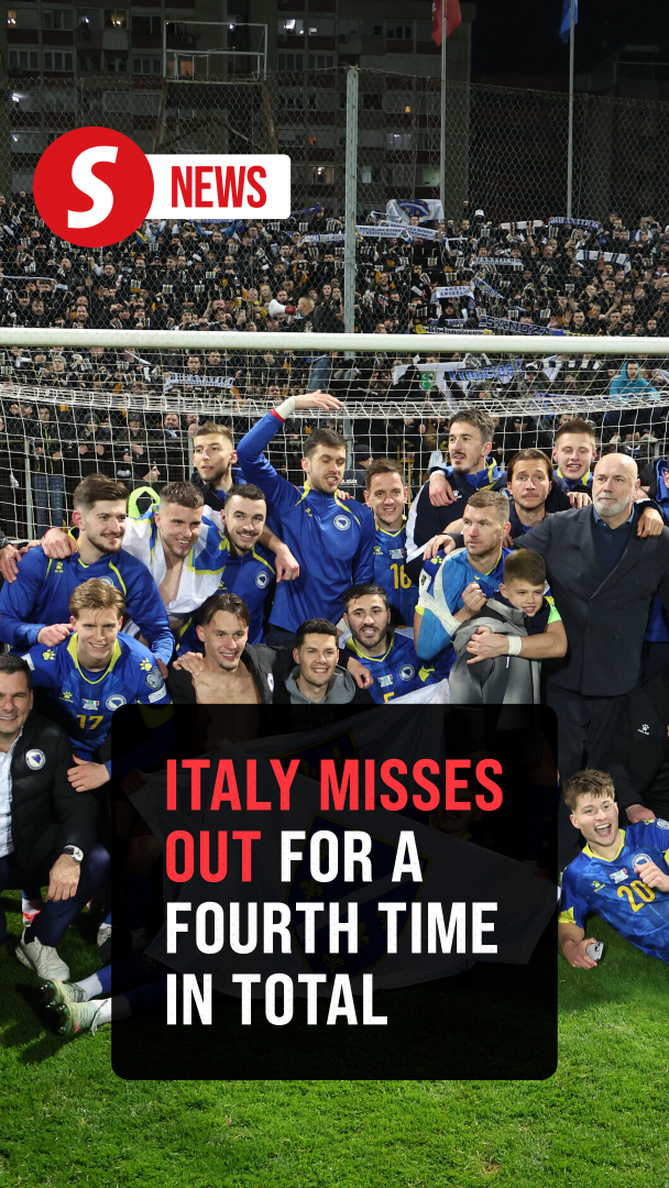 Four-time champion Italy's World Cup exile continues after Bosnia ...