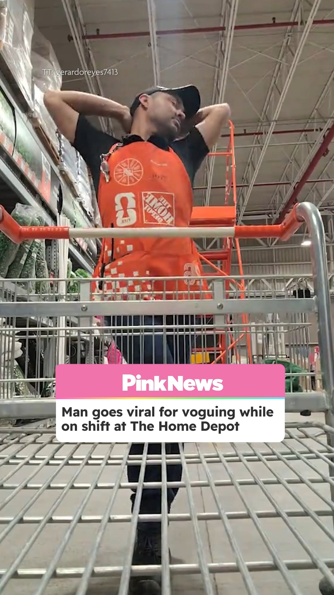 Home Depot employee goes viral voguing on shift, fans demand Lady Gaga ...