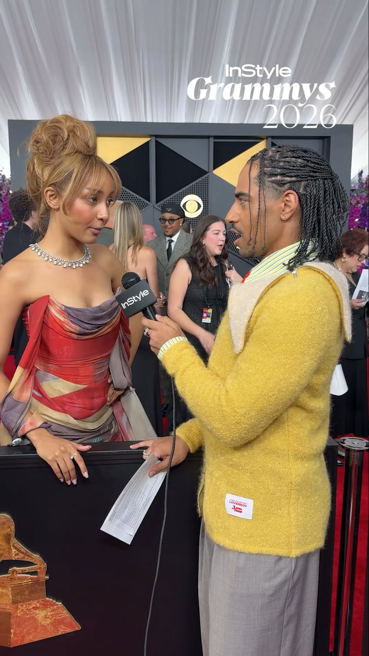 Pink Pantheress talks style and new music at Grammys 2026