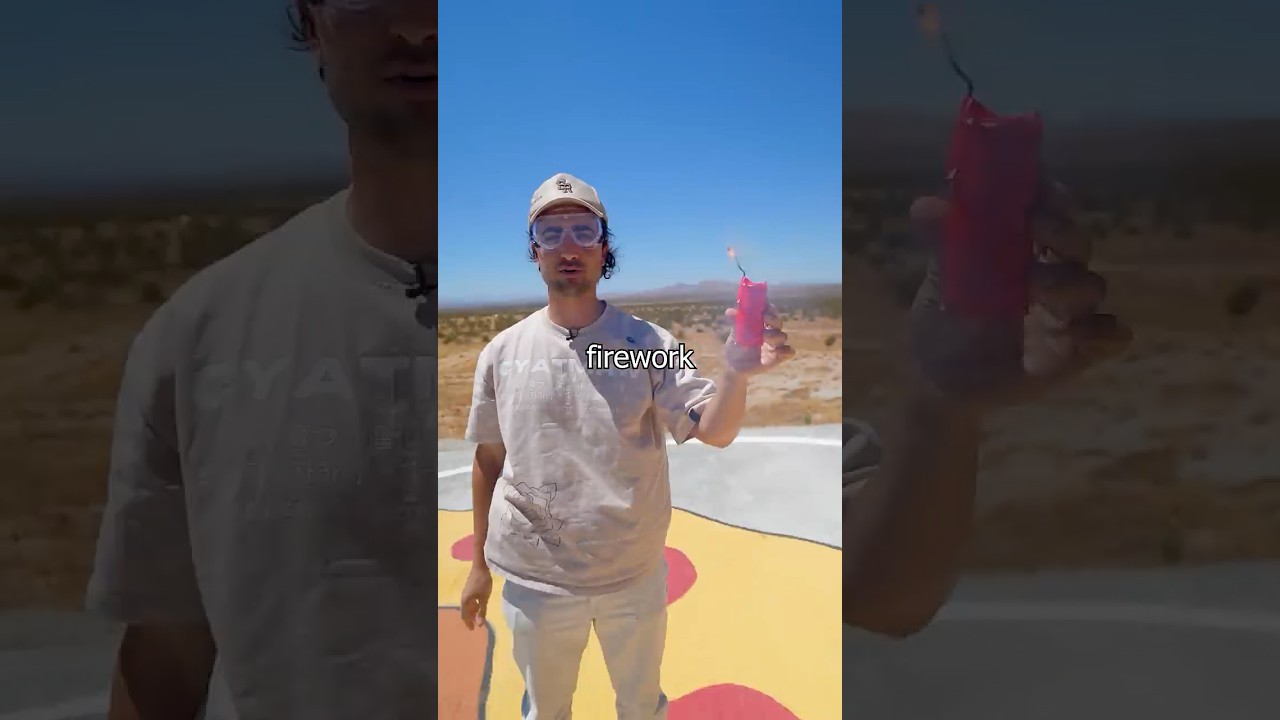 Hand vs firework: What happens next