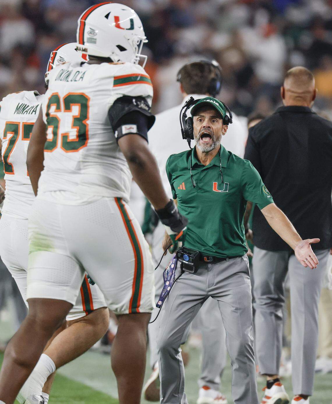 Mirabal, Cristobal address UM's revamped offensive line, which loses ...