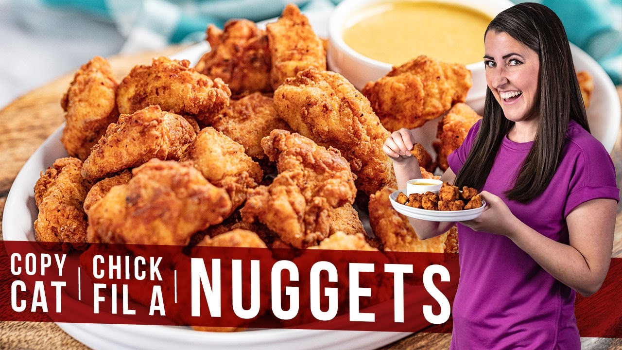 Copycat Chick-fil-A nuggets and sauce