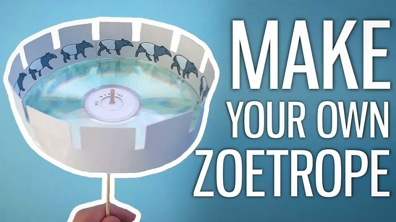 How to make a zoetrope that brings images to life