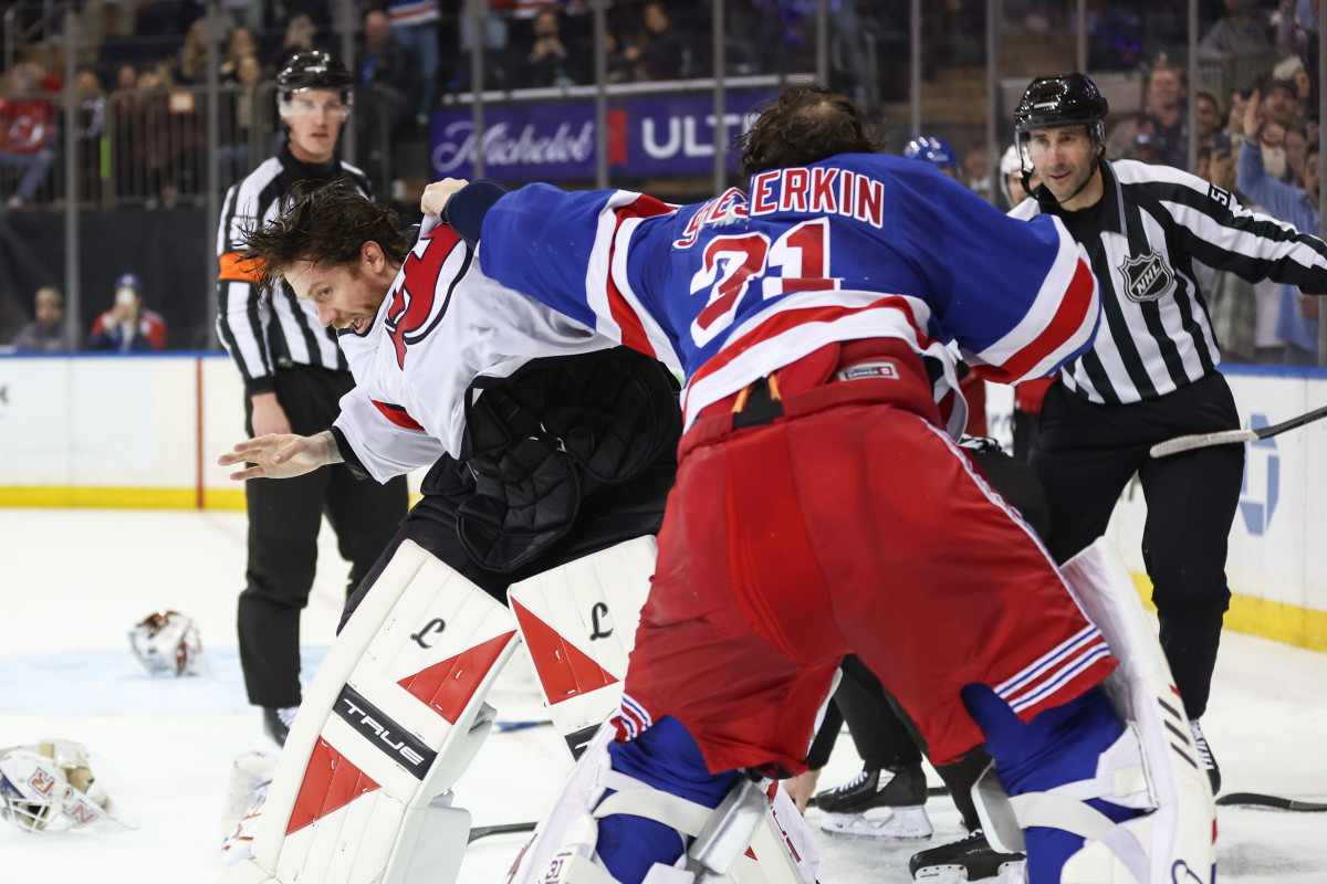 Igor Shesterkin delivers funny message after Rangers-Devils goalie fight