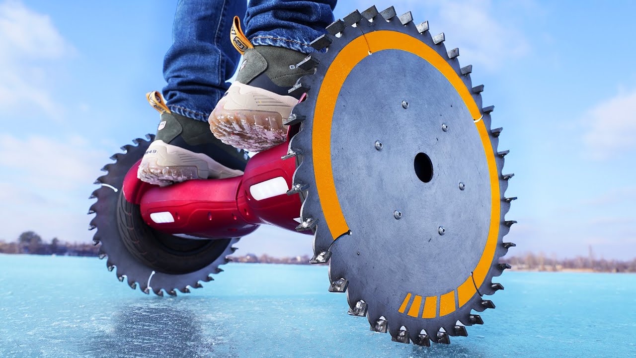 Insane hoverboard winter modification