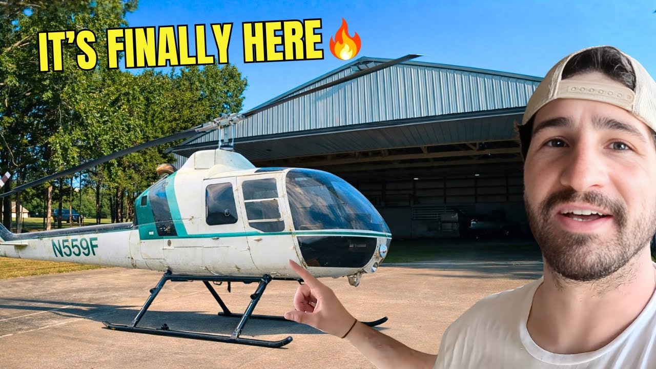 Unloading my abandoned helicopter from Alaska!