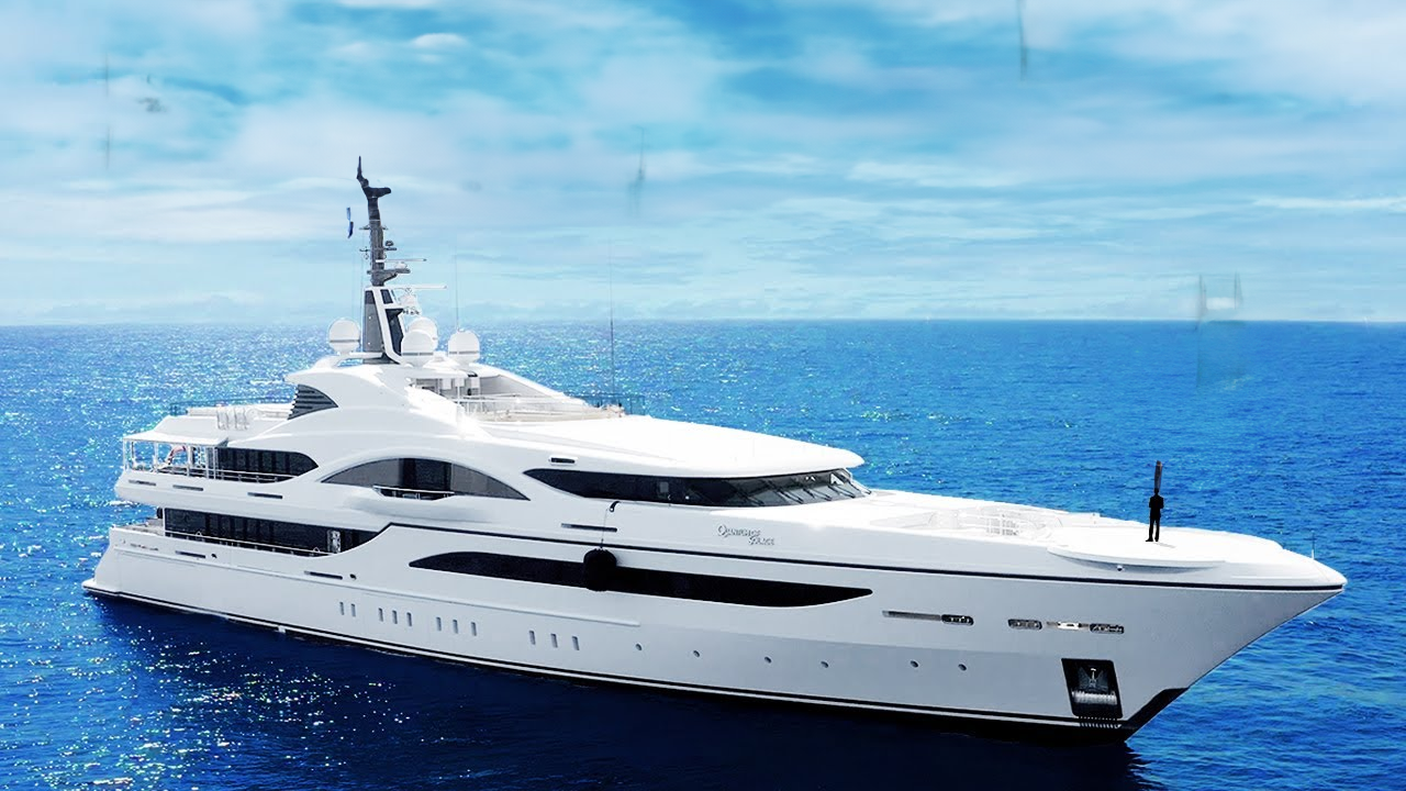 Touring a James Bond themed $66,000,000 megayacht