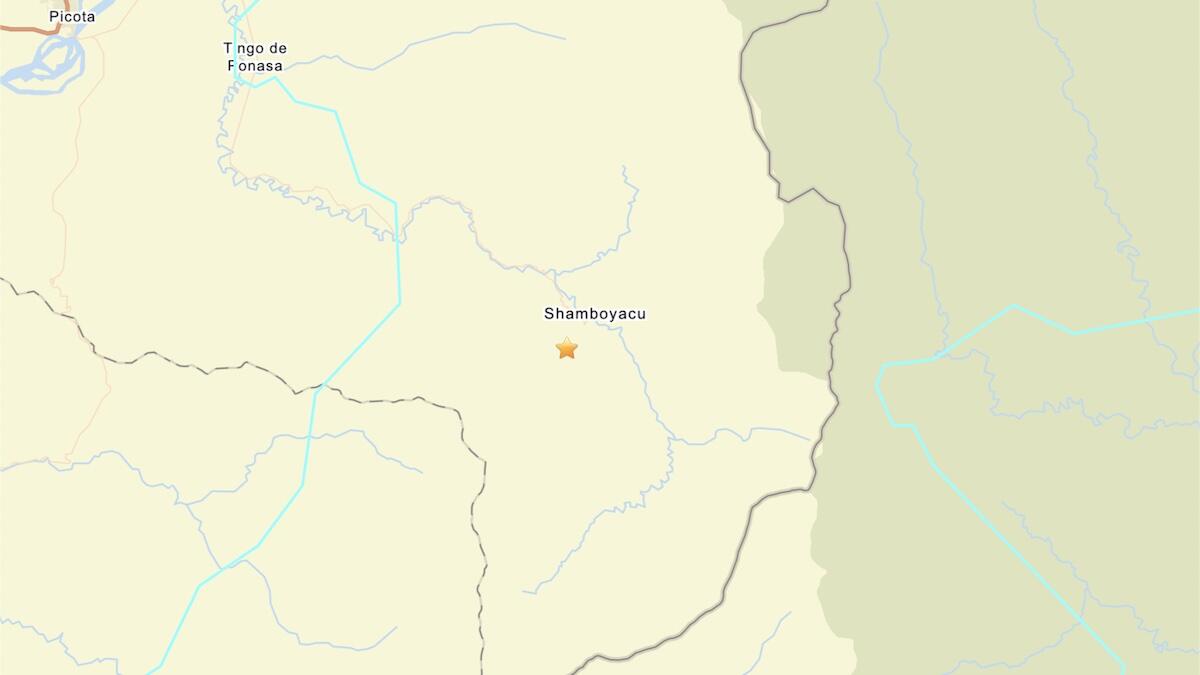 6.0 magnitude earthquake reported