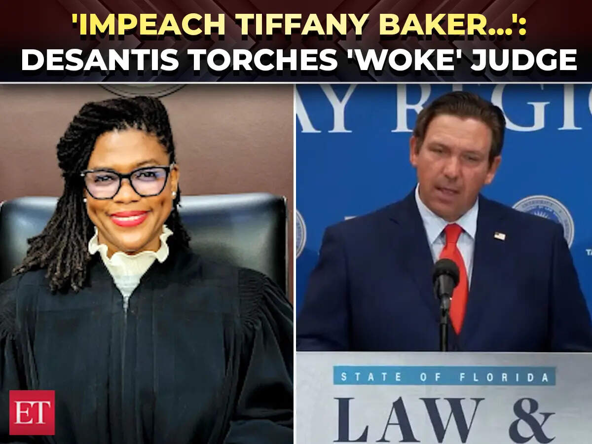 'Tiffany Baker benefited criminals': Gov DeSantis grills judge, calls ...