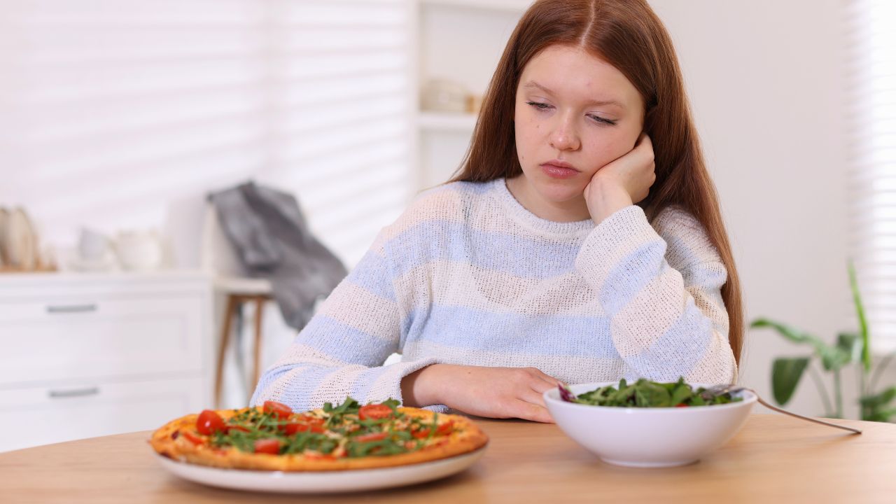 We called her a 'whale' at dinner until she stopped eating. Now she's ...