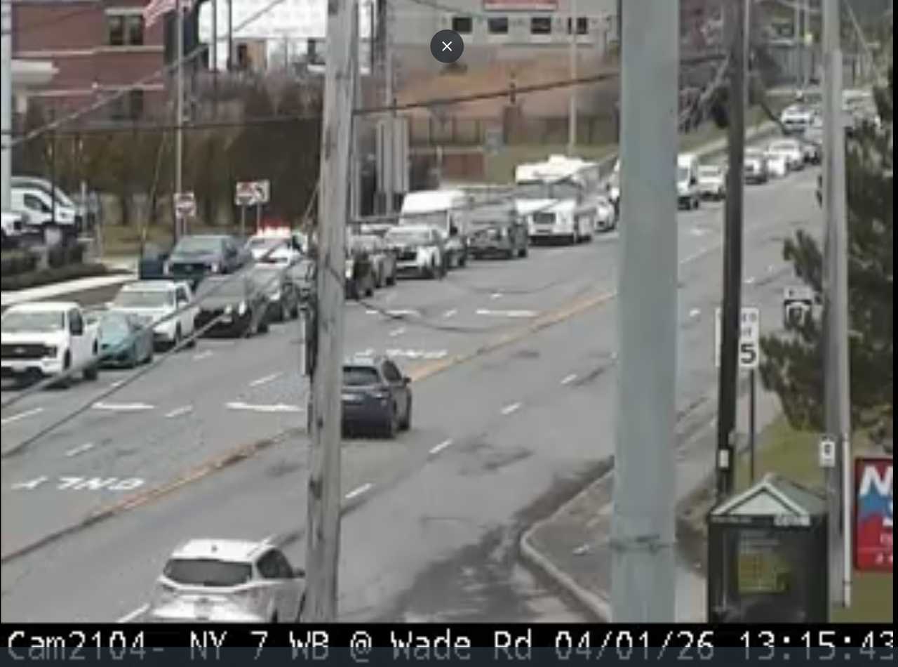 Car crash near Albany Airport slows traffic off I-87