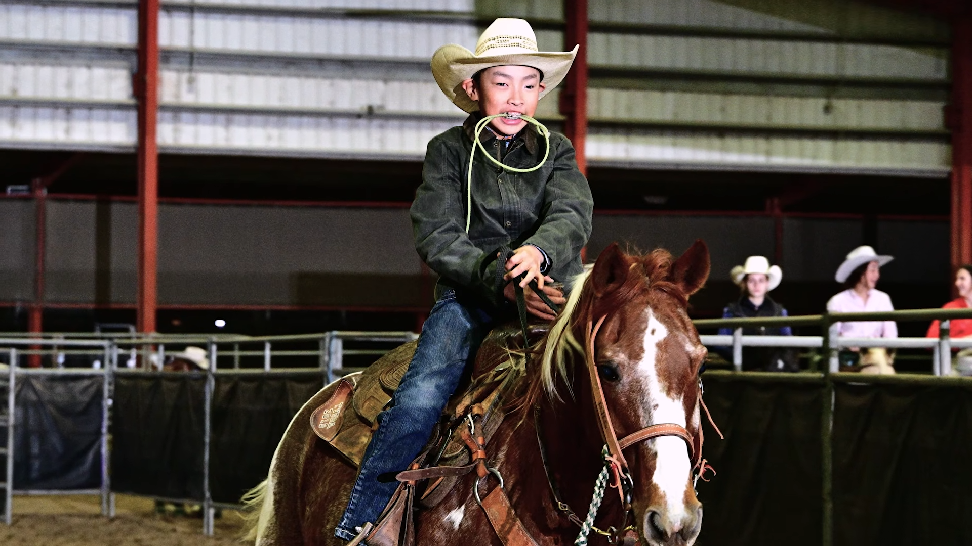 This 12-year-old blind cowboy did the impossible - after months of failing