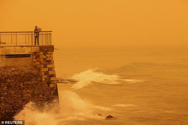 Greek island cloaked by Saharan dust storm and hit by tornados with ...