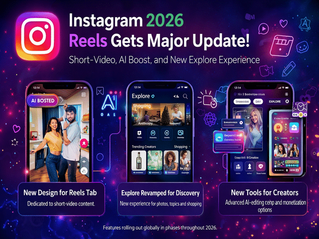 Instagram 2026 Update: Reels Gets Dedicated Tab, AI Boost and New ...