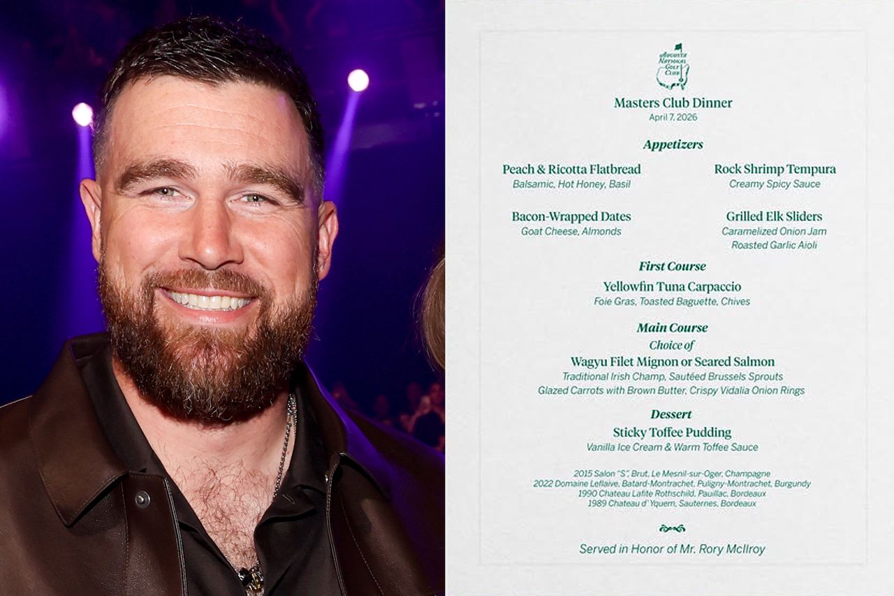 Travis Kelce Reveals What His Masters Menu Would Feature, Including ...
