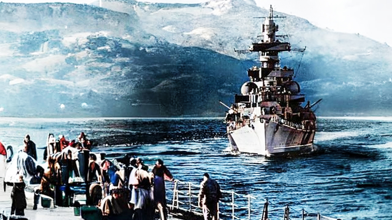 The luxury liner that charged a Nazi battleship to save 38 Allied ships