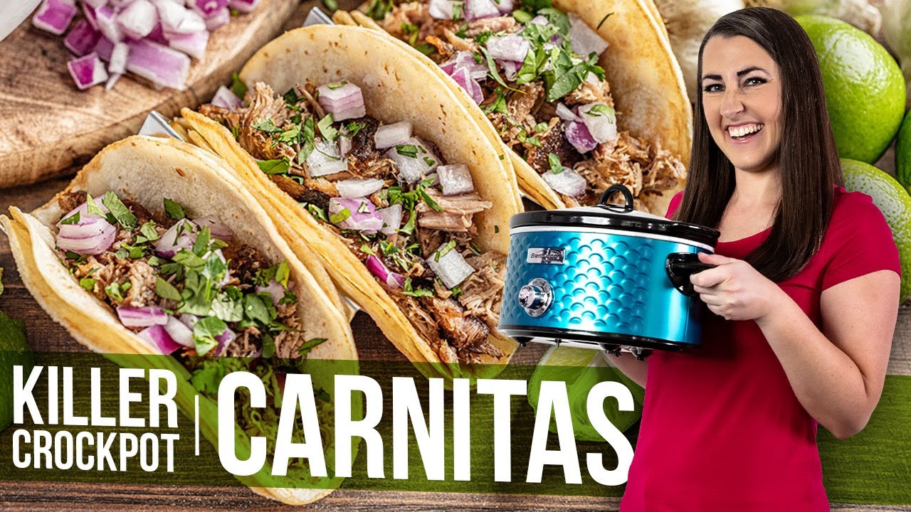 Slow cooker carnitas with a surprising twist: The ultimate crispy pork ...