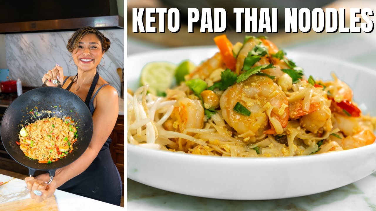 KETO PAD THAI! How to make keto pad thai recipe