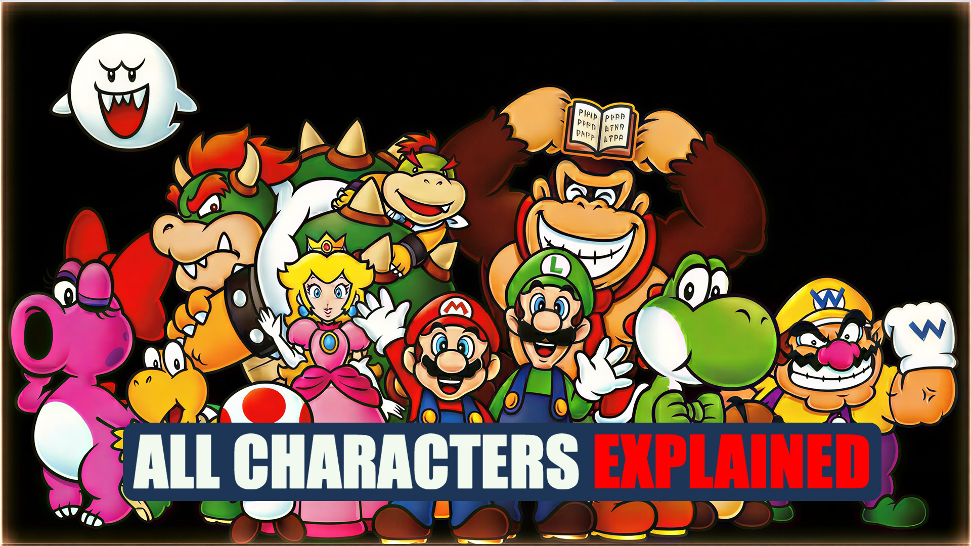 Super Mario - all characters explained (stories, powers & secrets)