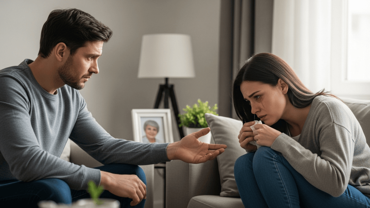 After my mother-in-law passed away my wife has not recovered her life ...