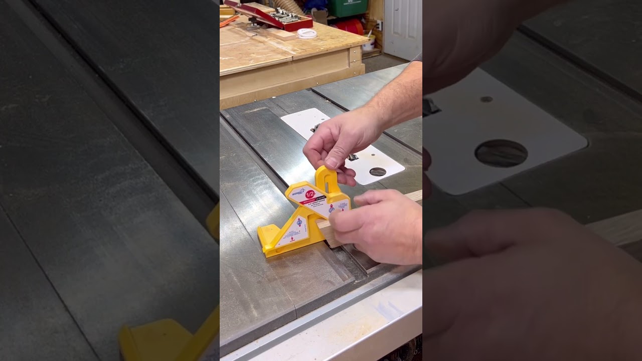 Using a dado stack to make a coffee table base #woodworking #diy #tools