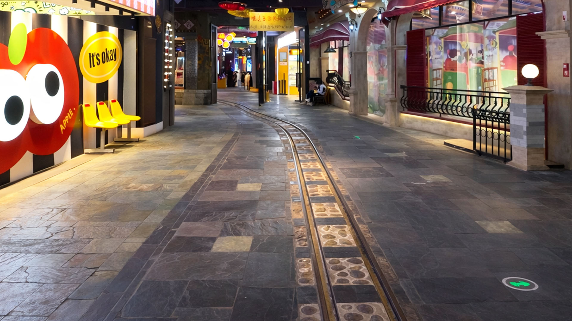 This underground mall feels like a secret train station