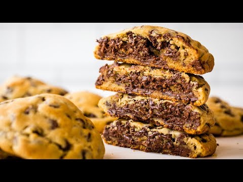 Ultimate bakery-style chocolate chip cookies at home: thick, gooey & easy!
