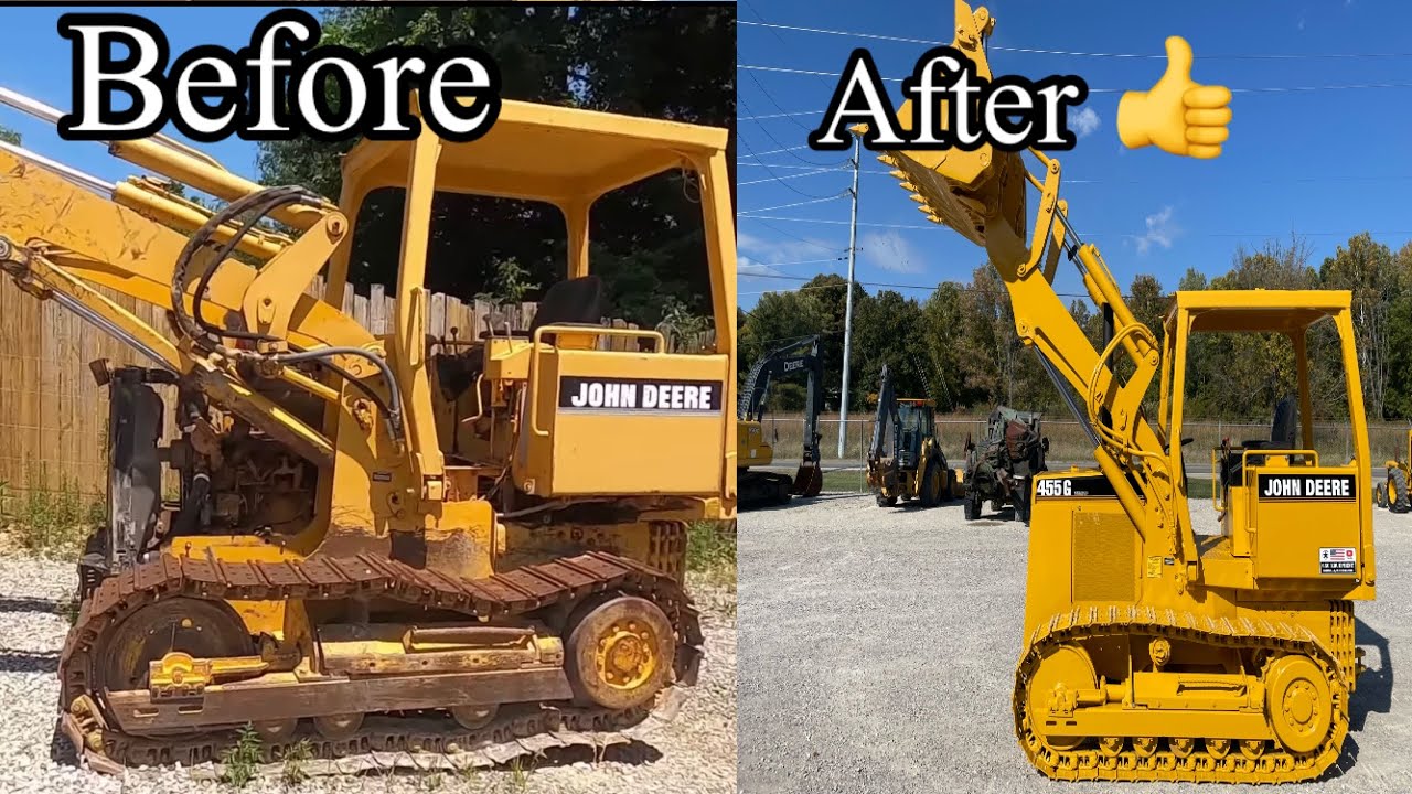 Major before and after: Deere 455G transformation