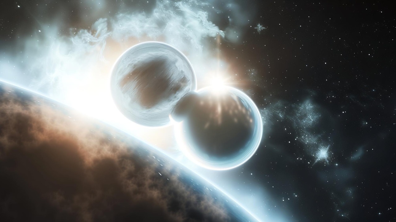 Study models how an ultra-compact double white dwarf binary ends