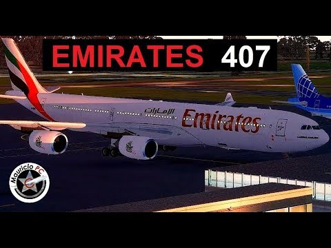 A maximum power takeoff: Emirates 407 flight!